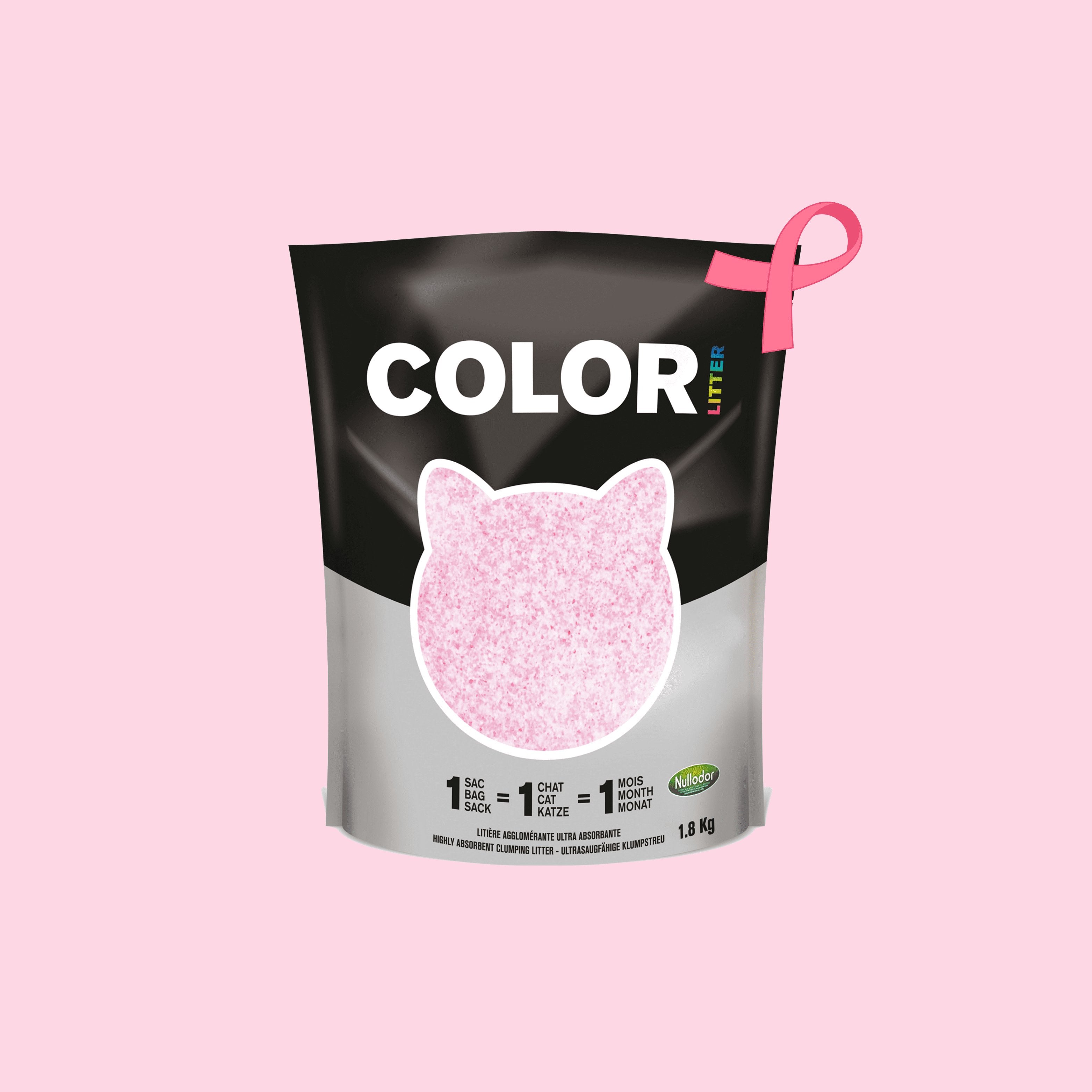 Litière Silice Color Nullodor Rose* – Happynimal